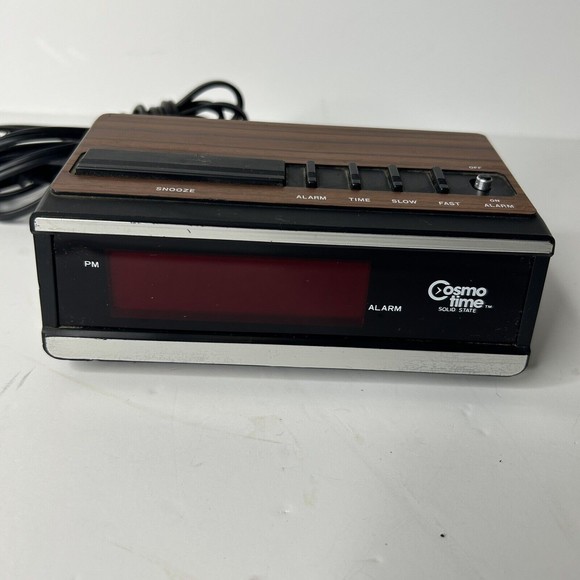 Cosmo Time | Other | Vintage Cosmo Time Solid State Alarm Clock E57a ...